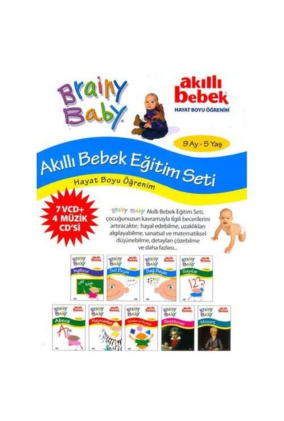 Akıllı Bebek Eğitim Seti (7 VCD + 4 Müzik CD'si) Akıllı Bebek Eğitim Seti (7 VCD + 4 Müzik CD'si)