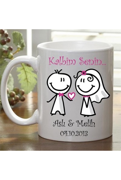 Kişiye Özel Kalbim Senin Kupa Kişiye Özel Kalbim Senin Kupa