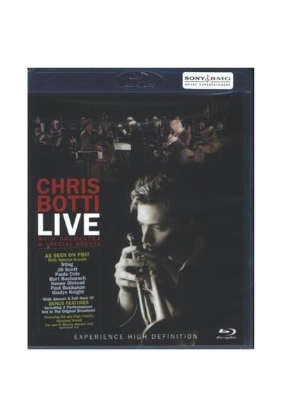 Live (Chris Botti) (Blu-Ray Disc)
