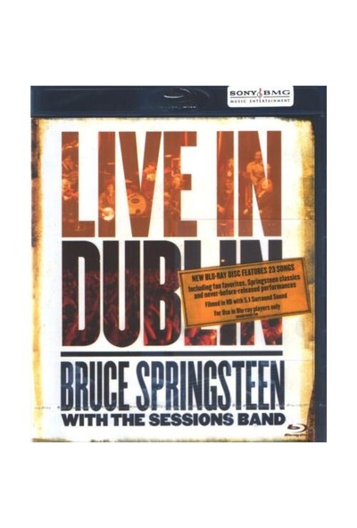 Live In Dublin (Bruce Springsteen) (Blu-Ray Disc)