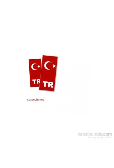Schwer su geçirmez PVC plaka türk bayrağı Sticker ön arka Schwer su geçirmez PVC plaka türk bayrağı Sticker ön arka