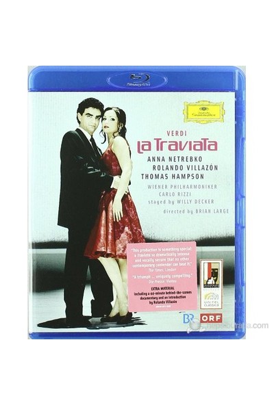 Anna Netrebko And Rolando Vıllazon - Verdı: La Travıata Anna Netrebko And Rolando Vıllazon - Verdı: La Travıata