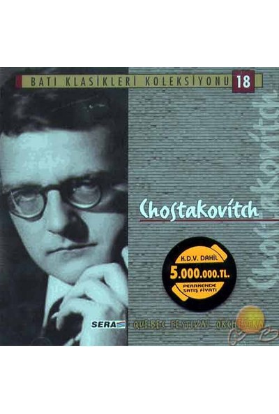 Batı Klasikleri Koleksiyonu 18 (chostakovıtch) (cd)