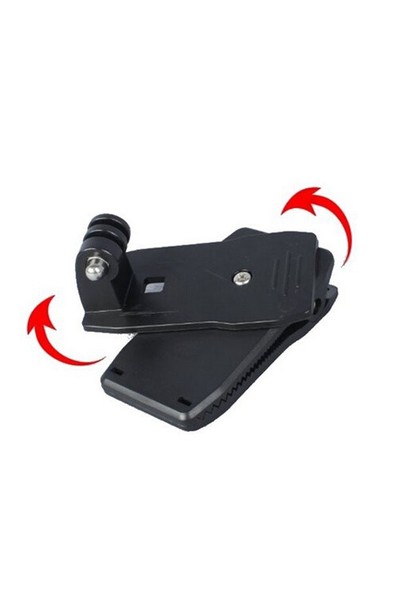 Knmaster Sjcam 360 Derece Dönebilen Klips Kelepçe Aparatı