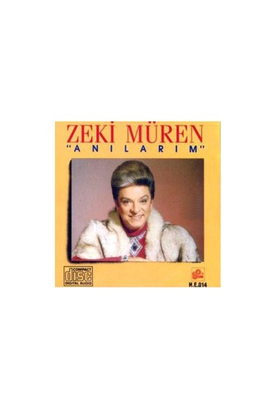 Zeki Müren - Anılarım (CD) Zeki Müren - Anılarım (CD)