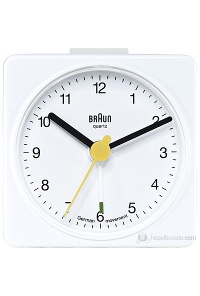 Braun Alarmlı Masa Saati Beyaz - Bnc002whwh Braun Alarmlı Masa Saati Beyaz - Bnc002whwh