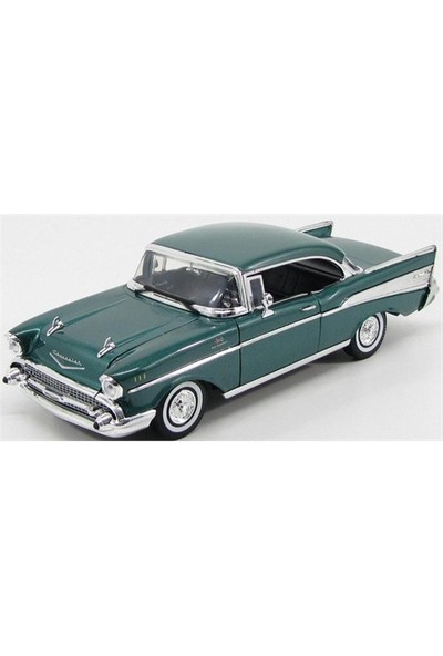 Motormax 1:18 1957 Chevy Bel Air -Yeşil Diecast Model Araba Motormax 1:18 1957 Chevy Bel Air -Yeşil Diecast Model Araba