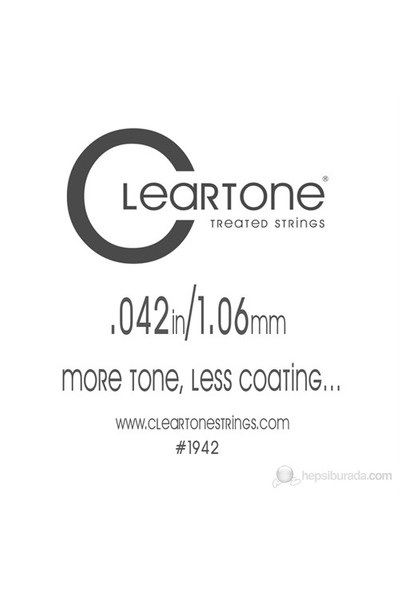 Cleartone Electric Single (.042) Emp Elektro Gitar Teli Cleartone Electric Single (.042) Emp Elektro Gitar Teli