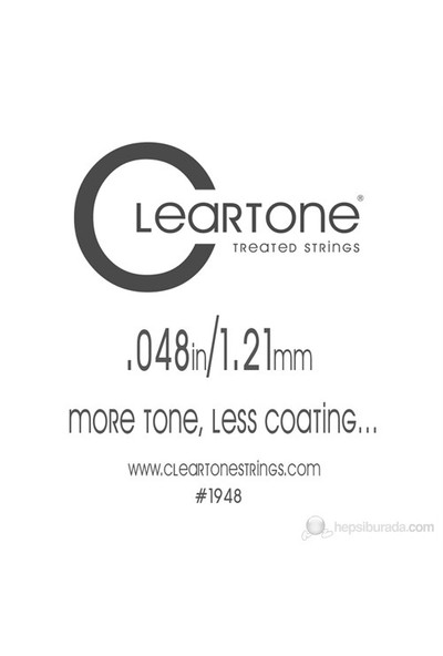 Cleartone Electric Single (.048) Emp Elektro Gitar Teli Cleartone Electric Single (.048) Emp Elektro Gitar Teli