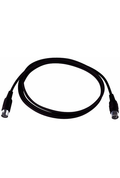Rockcable RCL-30700 D5BK 1 Mt Siyah Midi Kablosu