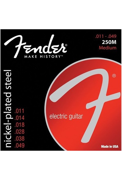 Fender Super 250'S Guitar Strings, Nickel Plated S Fender Super 250'S Guitar Strings, Nickel Plated S