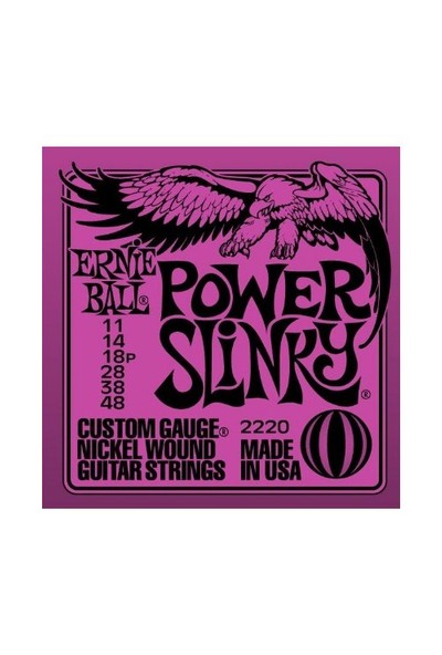 Ernie Ball 2220 - 11-48 Elektro Gitar Teli