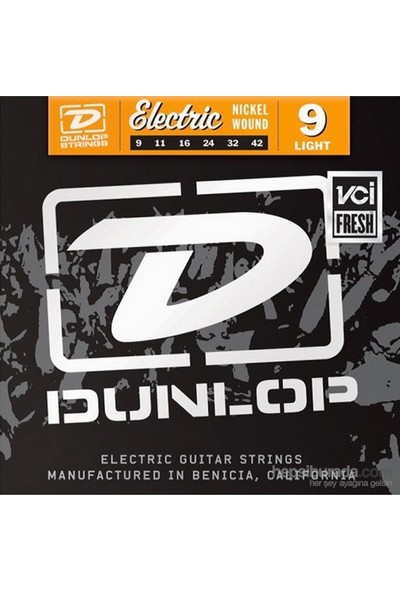 Jim Dunlop DEN0942 Nickel Light Elektro Gitar Teli (9-42) Jim Dunlop DEN0942 Nickel Light Elektro Gitar Teli (9-42)