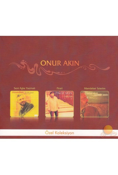 Onur Akın Özel Koleksiyon 3 Cd