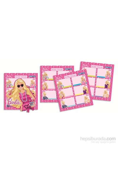 Gıpta 5460 Barbie Ders Programlı Okul Etiketi 3 Yaprak Gıpta 5460 Barbie Ders Programlı Okul Etiketi 3 Yaprak