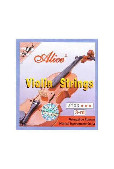 Alice A703 3-Nd Tek Keman Teli (Re) Alice A703 3-Nd Tek Keman Teli (Re)