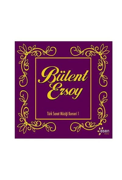Bülent Ersoy - Türk Sanat Müziği Konseri 1 (CD) Bülent Ersoy - Türk Sanat Müziği Konseri 1 (CD)