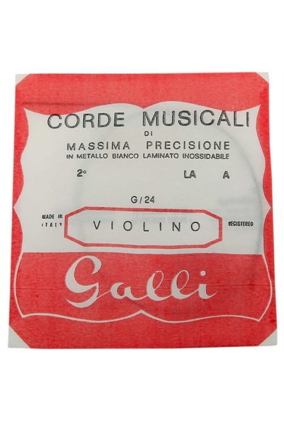 Keman Tek 2.Tel La Galli G-24 Keman Tek 2.Tel La Galli G-24