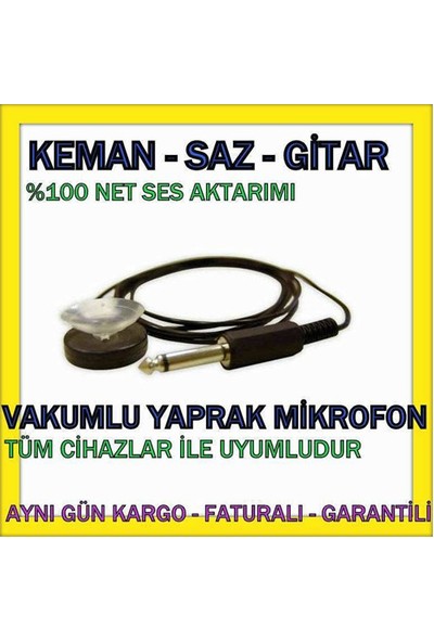 Yaprak Mikrofon Vakumlu Gitar-Saz İçin Esm10 Yaprak Mikrofon Vakumlu Gitar-Saz İçin Esm10