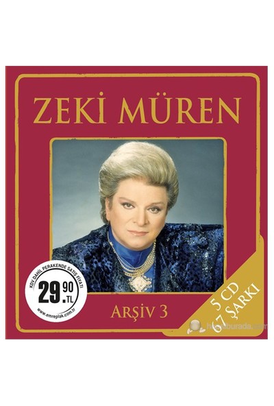 Zeki Müren - Arşiv 3 (5CD Box) Zeki Müren - Arşiv 3 (5CD Box)