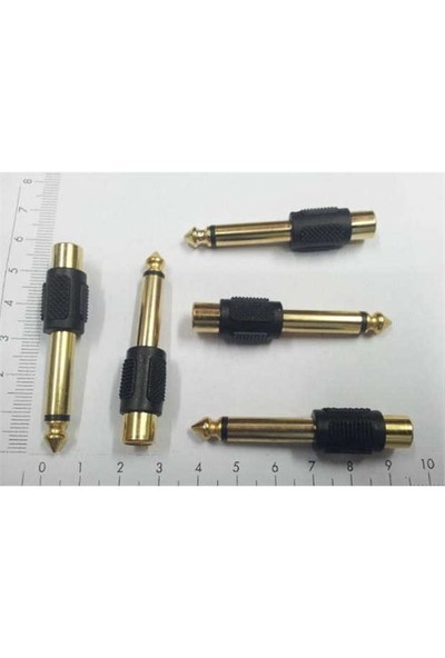 6.3Mm Mono Erkek - 3.5Mm Rca Dişi - Ks403