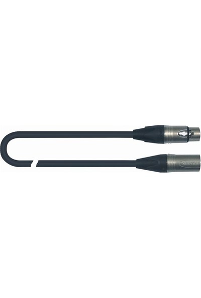Quik Lok CM175-4,5PN BK 4.5m XLR Female - XLR Male Mikrofon Kablosu Quik Lok CM175-4,5PN BK 4.5m XLR Female - XLR Male Mikrofon Kablosu