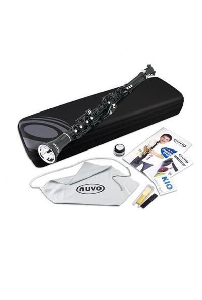 Nuvo Klarnet Başlangıç Seti Siyah-Çelik N100clbk Clarineo Nuvo Klarnet Başlangıç Seti Siyah-Çelik N100clbk Clarineo