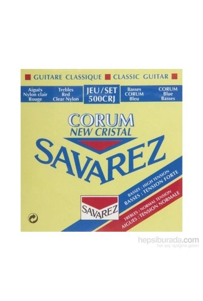 Savarez 500CRJ Cristal Corum Rouge Blue Klasik Gitar Teli Savarez 500CRJ Cristal Corum Rouge Blue Klasik Gitar Teli