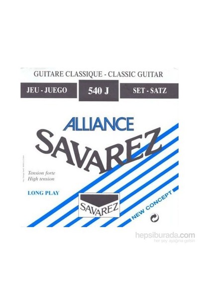 Savarez 540J Alliance Hard Tension Classic Blue Klasik Gitar Teli Savarez 540J Alliance Hard Tension Classic Blue Klasik Gitar Teli