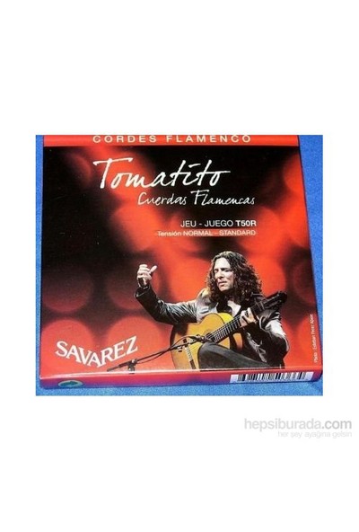 Savarez T50R Tomatito Normal Tension Flamenco Gitar Teli