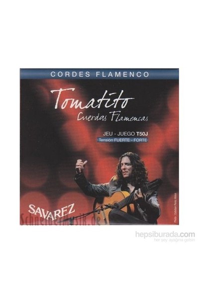 Savarez T50j Tomatito High Tension Flamenco Gitar Teli Savarez T50j Tomatito High Tension Flamenco Gitar Teli