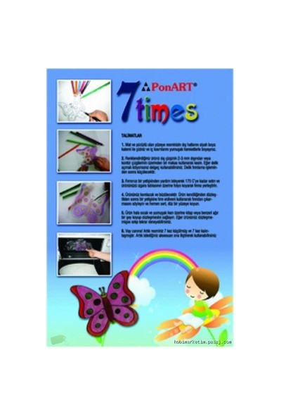 Ponart A4 7 Kat Küçülen Kağıt (2 adat/Paket)