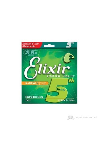 Elixir 130 TW Tek Bas Gitar Teli Elixir 130 TW Tek Bas Gitar Teli