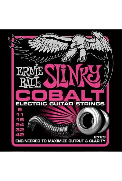 Ernie Ball P02723 Cobalt Elektro Gitar Teli (9-42)