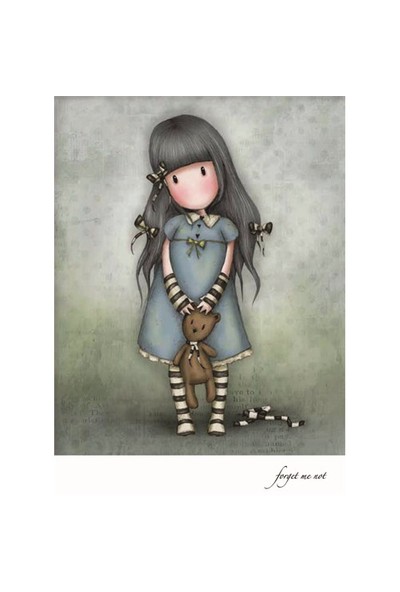 Santoro Gorjuss-Eclectıc Kartpostal Forget Me No Santoroes104