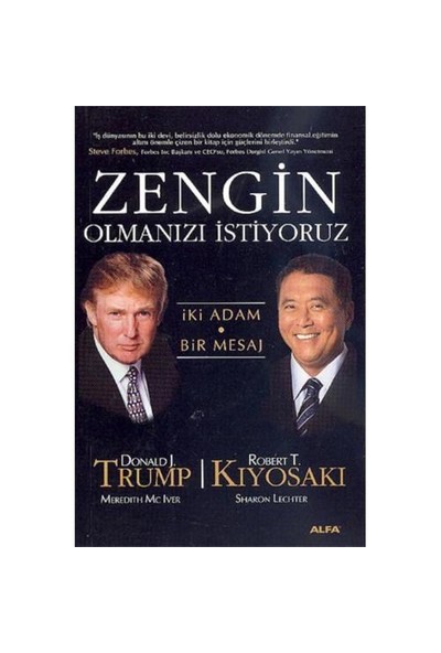 Zengin Olmanızı İstiyoruz - İki Adam Bir Mesaj - Sharon Lechter