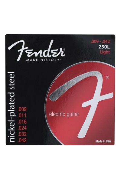 Fender Super 250s Guitar Strings, Nickel Plated S Fender Super 250s Guitar Strings, Nickel Plated S