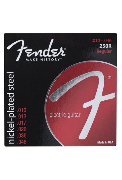 Fender Super 250S Guitar Strings, Nickel Plated S Fender Super 250S Guitar Strings, Nickel Plated S