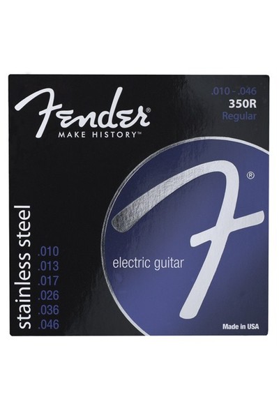 Fender Stainless 350S Guitar Strings, Stainless S Fender Stainless 350S Guitar Strings, Stainless S