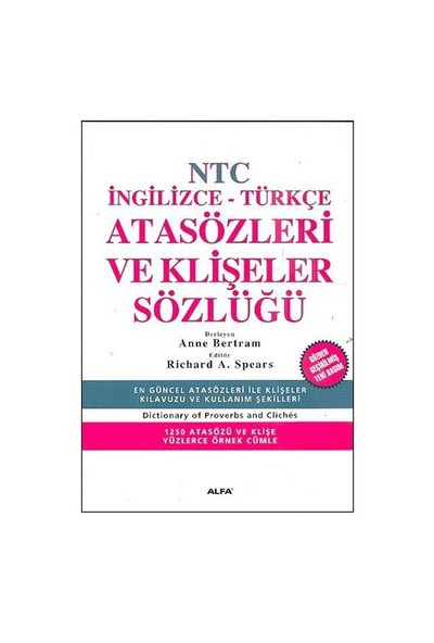 Ntc İngilizce-Türkçe Atasözleri Ve Klişeler Sözlüğü