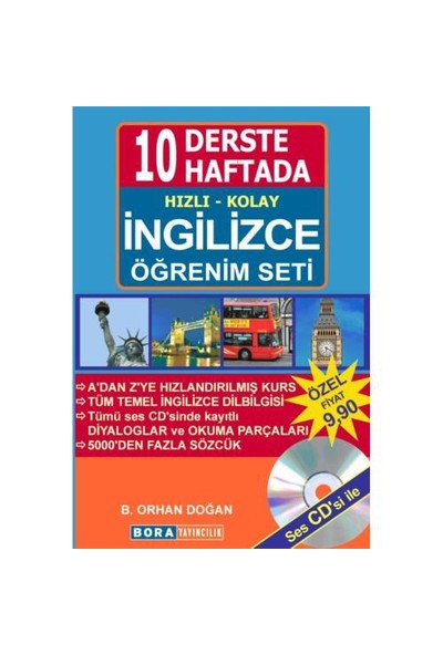 10 Derste / 10 Haftada Hızlı Kolay İngilizce Öğrenim Seti - B. Orhan Doğan 10 Derste / 10 Haftada Hızlı Kolay İngilizce Öğrenim Seti - B. Orhan Doğan