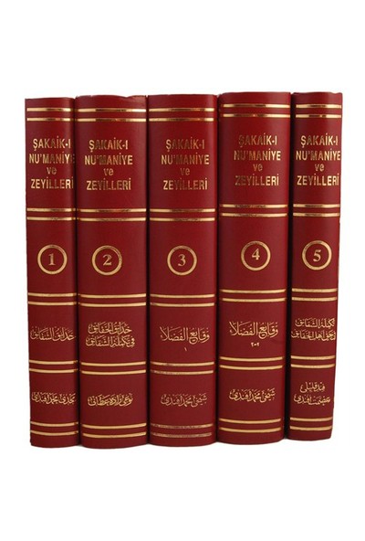 Şakaki-İ Numaniye Ve Zeyilleri (5 Kitap Takım)-Kolektif Şakaki-İ Numaniye Ve Zeyilleri (5 Kitap Takım)-Kolektif