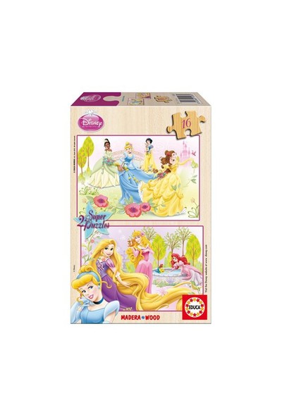 Educa Puzzle Çocuk 2X16 Parça Disney Prensesler Educa Puzzle Çocuk 2X16 Parça Disney Prensesler