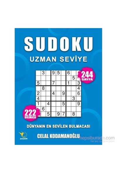 Sudoku Uzman Seviye-Celal Kodamanoğlu Sudoku Uzman Seviye-Celal Kodamanoğlu