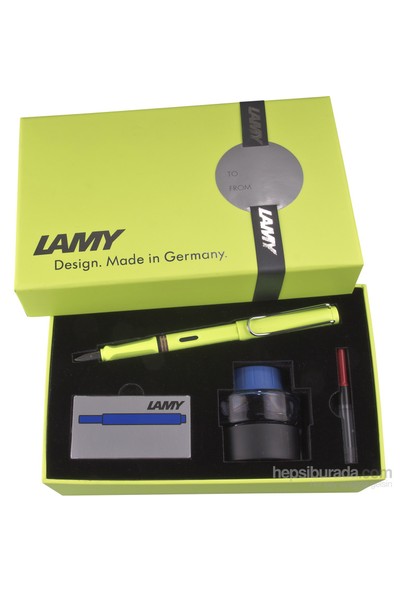 Lamy Safari Dolma Kalem Setı M Y.Kutu Neon Lysl 43Yds-M Lamy Safari Dolma Kalem Setı M Y.Kutu Neon Lysl 43Yds-M