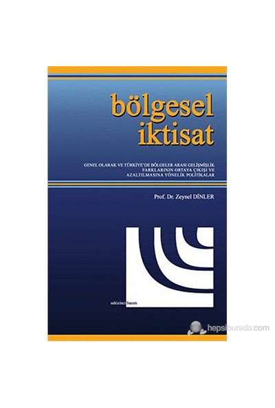 Bölgesel İktisat Bölgesel İktisat