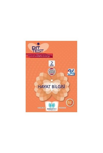 Sözün Özü 2. Sınıf Hayat Bilgisi Dıt Test (34 Adet) Sözün Özü 2. Sınıf Hayat Bilgisi Dıt Test (34 Adet)