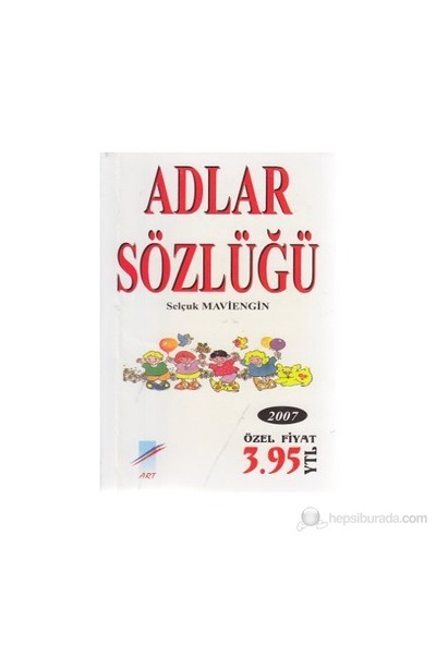 Adlar Sözlüğü-Selçuk Maviengin