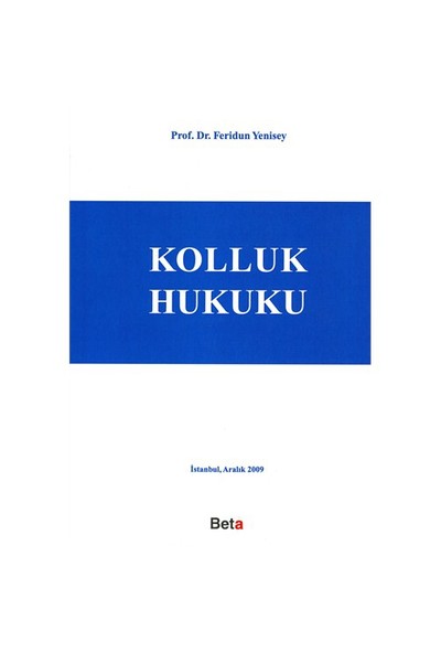 Kolluk Hukuku - Feridun Yenisey