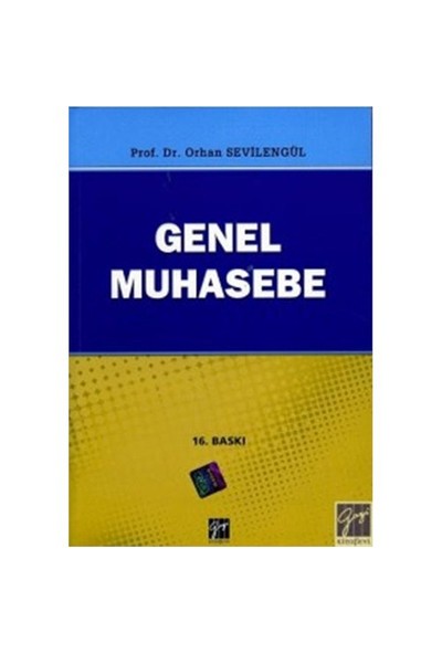 Genel Muhasebe- Orhan Sevilengül Genel Muhasebe- Orhan Sevilengül